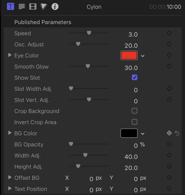 Cylon User Guide — FCPXTemplates