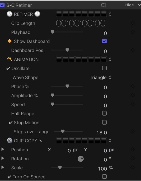 S•C Retimer User Guide — FCPXTemplates