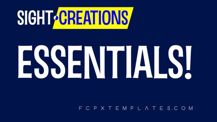 Sight-Creations Essentials —power to create your own effects