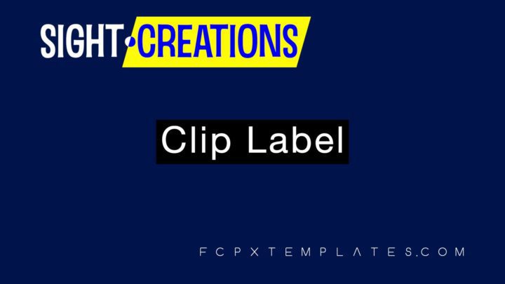 Clip Label - Quick Content Identifier — FCPXTemplates