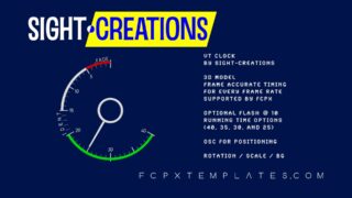 VT Clock - Frame Accurate 3D Broadcast Clock — FCPXTemplates