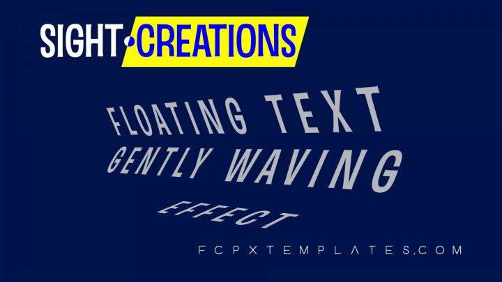 Floating Text — Gently Waving Text Effect Made Easy