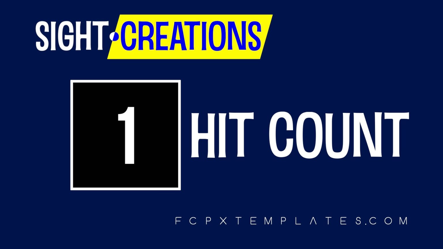 Hit Count — For Keeping Score — FCPXTemplates