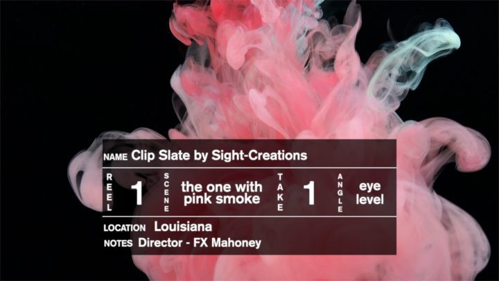 Clip Slate — Metadata available for any clip!