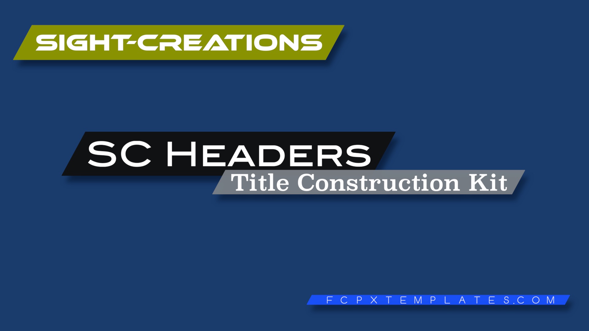 SC Headers Simple And Powerful Title Builder For FCPX