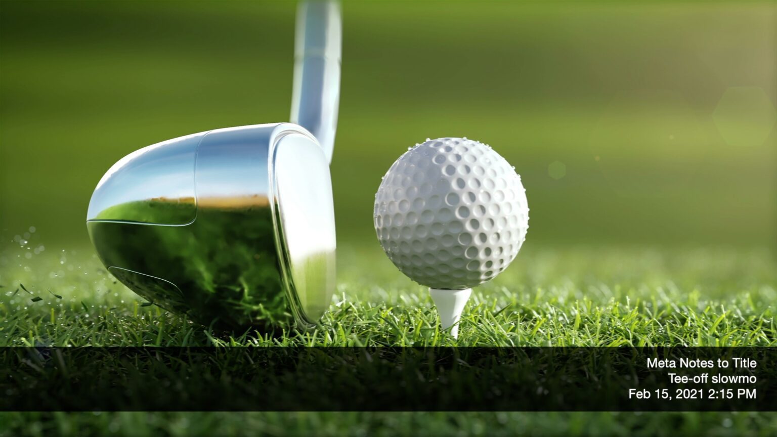 Meta Notes to Title — Place Notes metadata onscreen