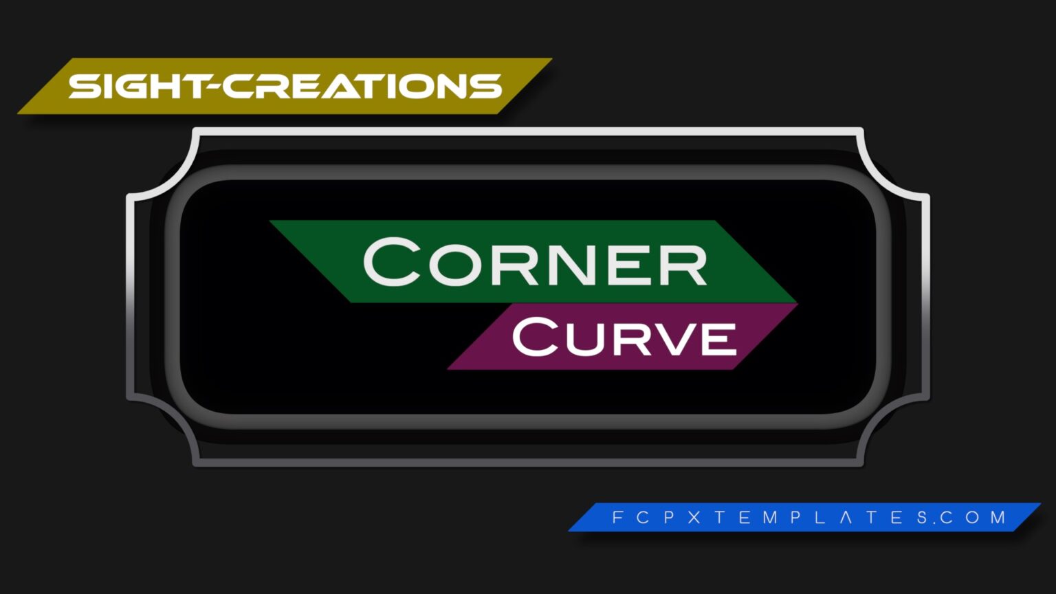 Corner Curve Frame — FCPXTemplates
